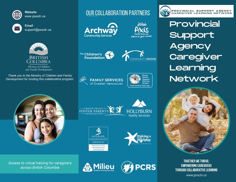 Provincial Support Agency Caregiver Learning Network